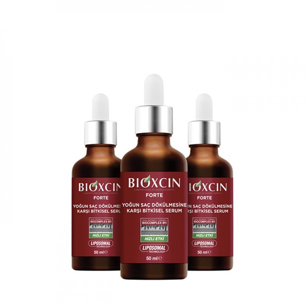 Bioxcin Forte Hair Serum 3 X 50 ml - turkorganics